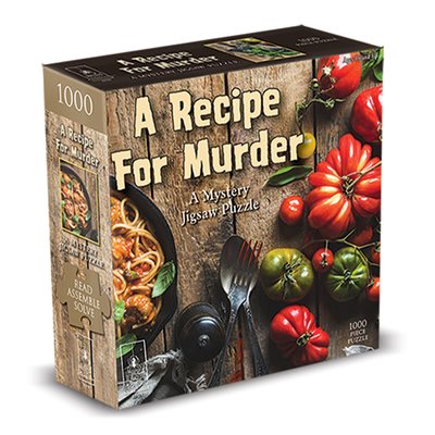 Puzzle - 1000 pcs - A Recipe for Murder - A Mystery Jigsaw Puzzle (EN)