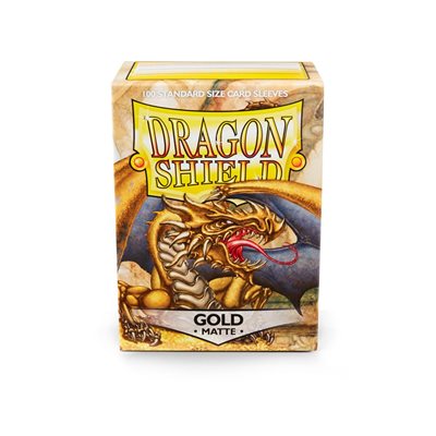 Sleeves: Dragon Shield: Matte: Gold (100) (EN)