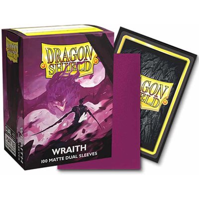 Sleeves: Dragon Shield: Matte DUAL: Wraith Alaric Chaos Wraith (Purple ...