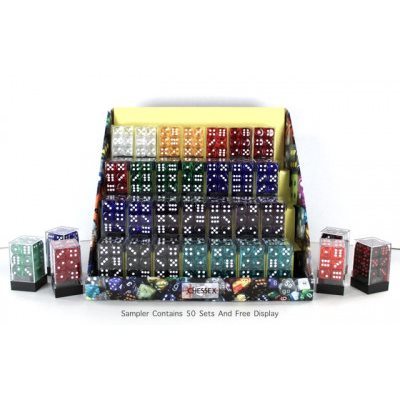 Dice: 12x D6: 16 mm: Translucent: Box of 50 - Assorted Dice Blocks (50 ...