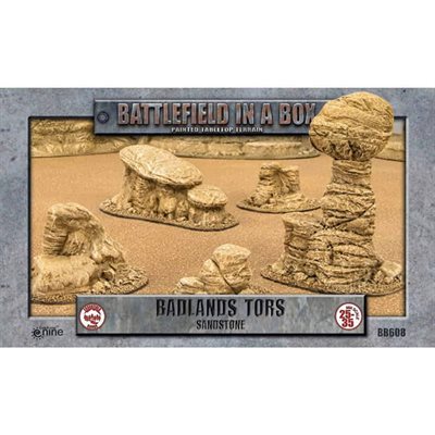 Battlefield in a Box: Badlands: Tors: Sandstone (x5) (EN)