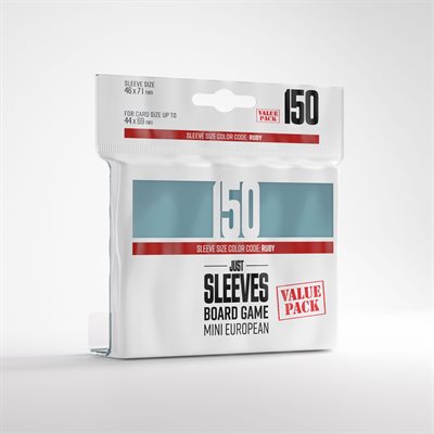 Sleeves: Just Sleeves: Standard European Value Pack (150) (ML)