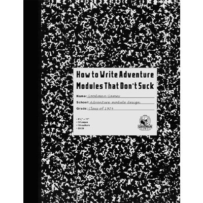 How to Write Adventure Modules That Dont Suck (BOOK) (EN)