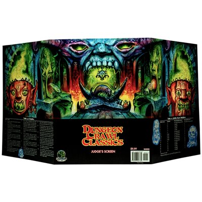 Dungeon Crawl Classics RPG Judges Screen (Double Sided, 3 panels) (EN ...