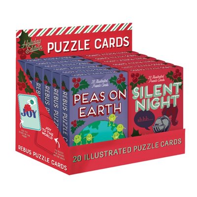 Holiday Puzzle Cards Display (12 un.) (EN)