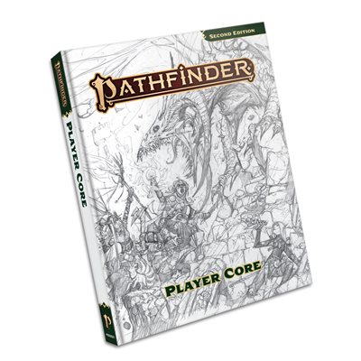 Pathfinder 2E: Player Core Sketch Cover (Remastered) (EN)