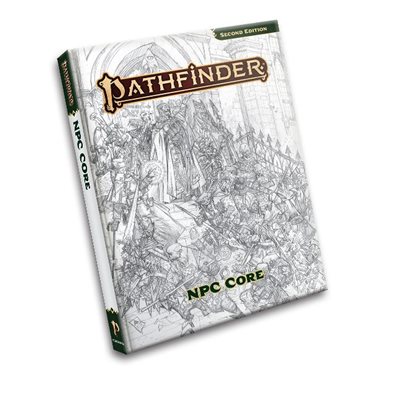 Pathfinder 2E: NPC Core Sketch Cover (P2) (EN) ^ Mar.. 5
