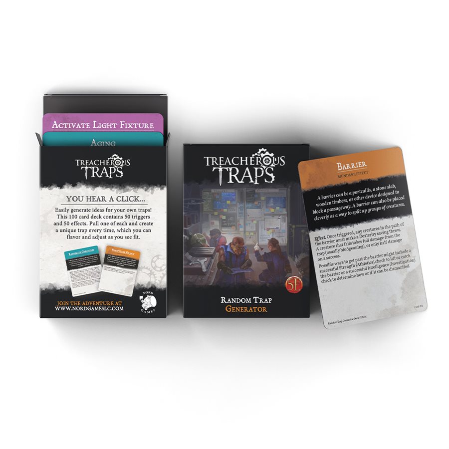 Treacherous Traps - Random Trap Generator Deck (5E) (EN)