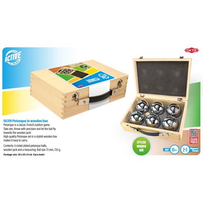Petanque (Wooden Case) (EN)