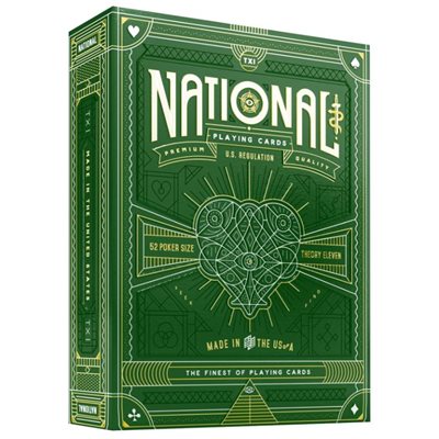 Theory 11 Playing Cards - National Green Edition (EN)