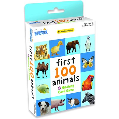 First 100 Animals - Matching Card Game (EN)
