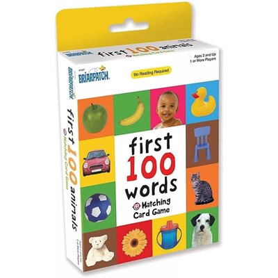 First 100: Words Matching Card Game (EN)