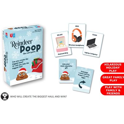 Holiday Games: Reindeer Poop Card Game (EN)