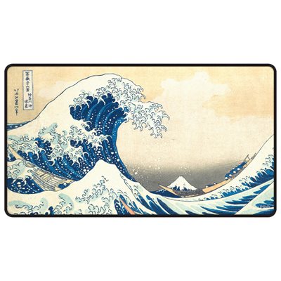 Playmat: Stitched (Black): The Great Wave off Kanagawa (EN)
