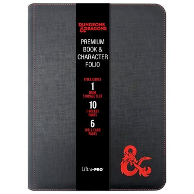 Binder - Premium Zippered - Dungeons & Dragons - Book & Character Folio ...