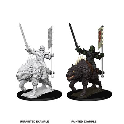 Pathfinder Battles Deep Cuts Unpainted Miniatures: Wave 7: Orc on Dire ...