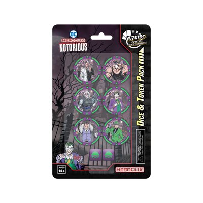 DC HeroClix: Notorious: Dice & Token Pack (EN)