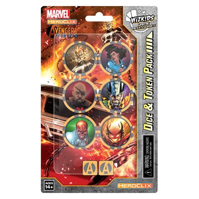 Marvel HeroClix: Avengers Forever: Ghost Rider: Dice & Token Pack (EN)