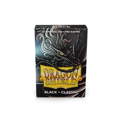 Sleeves: Dragon Shield: Classic Japanese: Black (60) (EN)